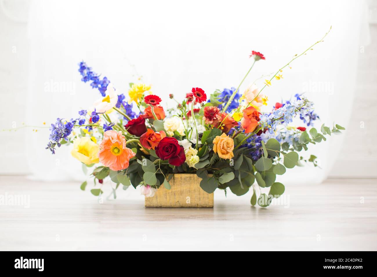 Horizontal Flower Arrangement