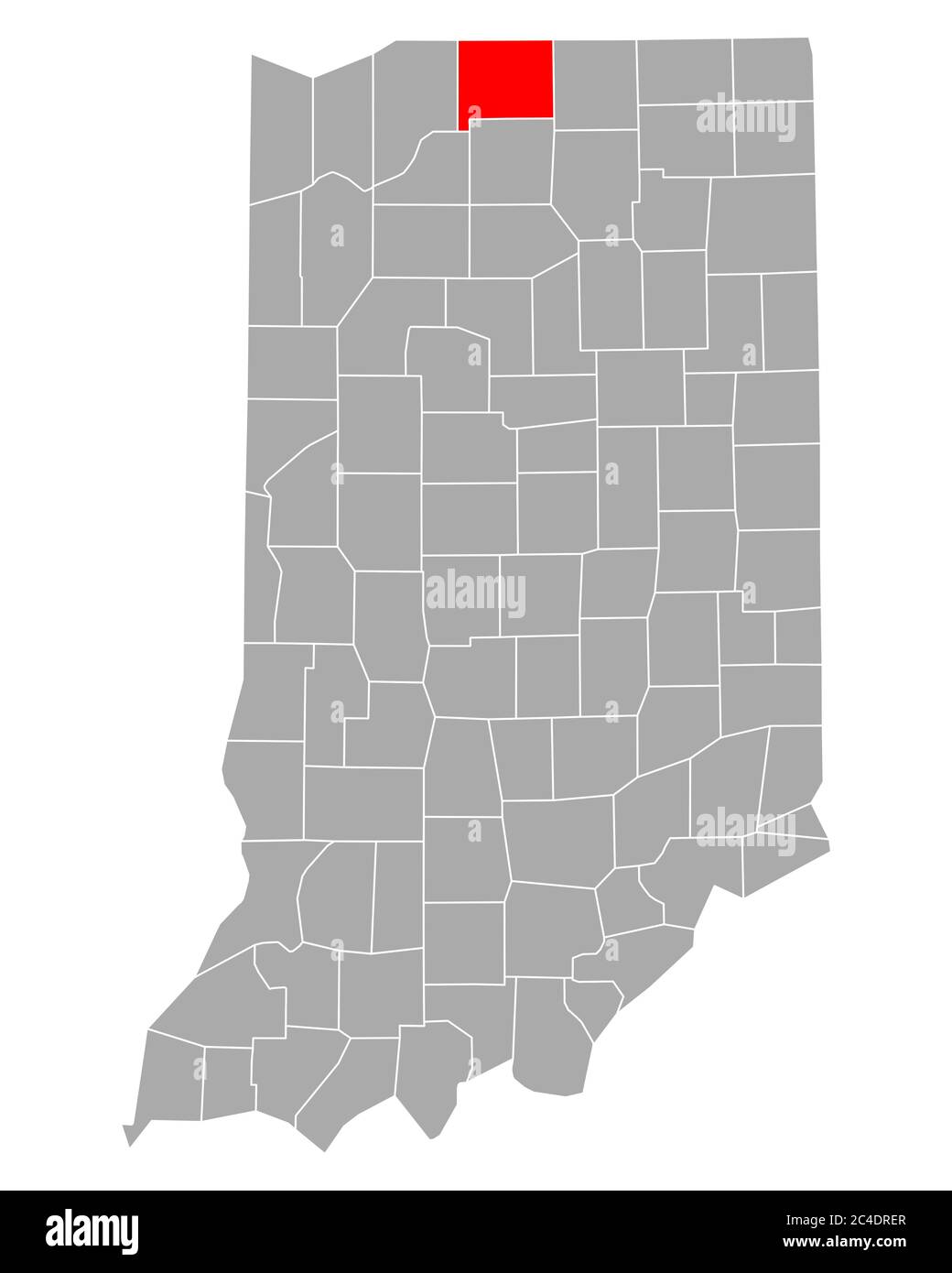 Map of St Joseph in Indiana Stock Photo - Alamy