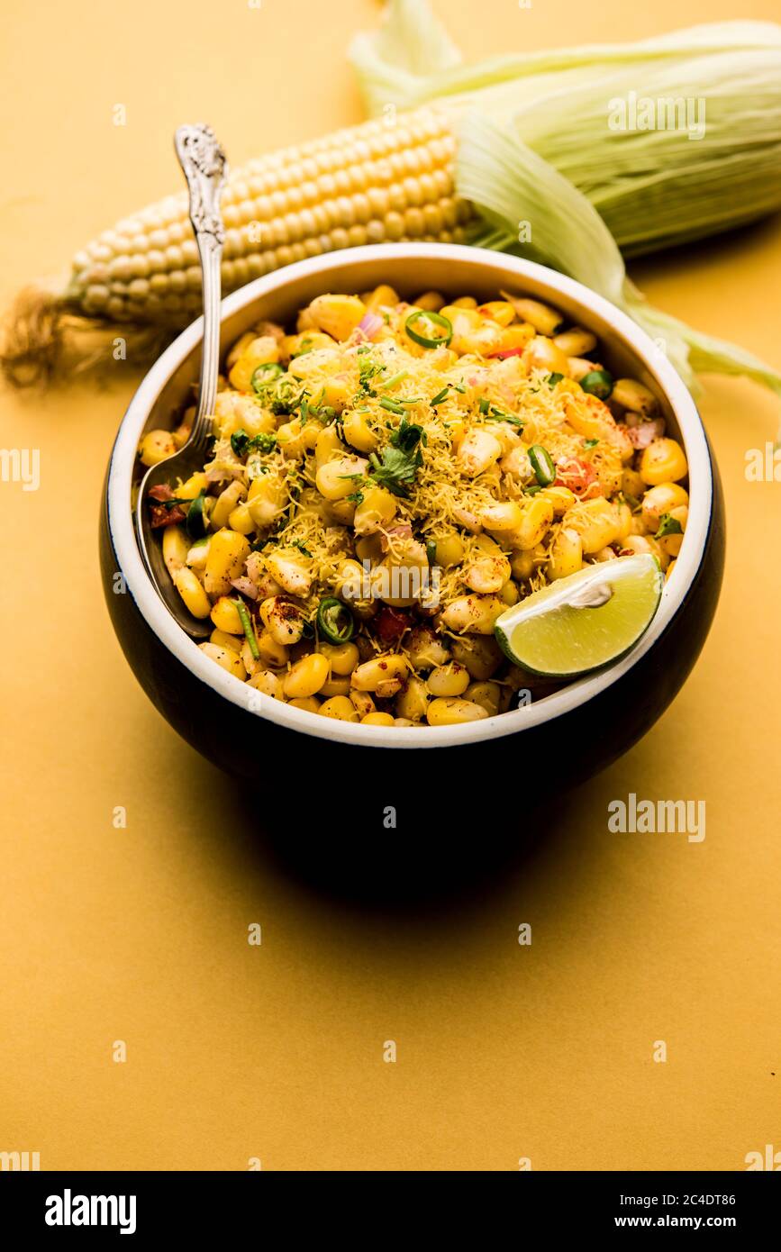 Corn chaat hi-res stock photography and images - Alamy