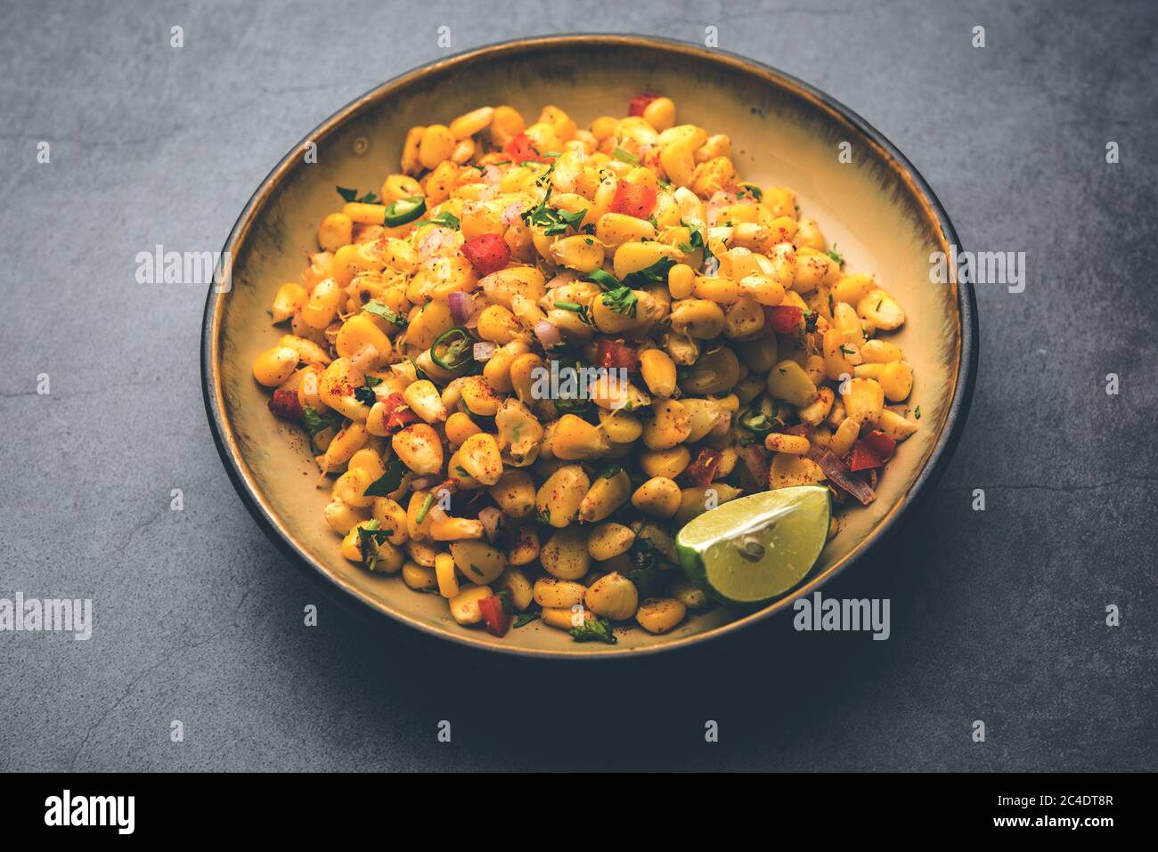 Indian Sweet Corn Chat or Chat is an easy to make snack recipe, served ...