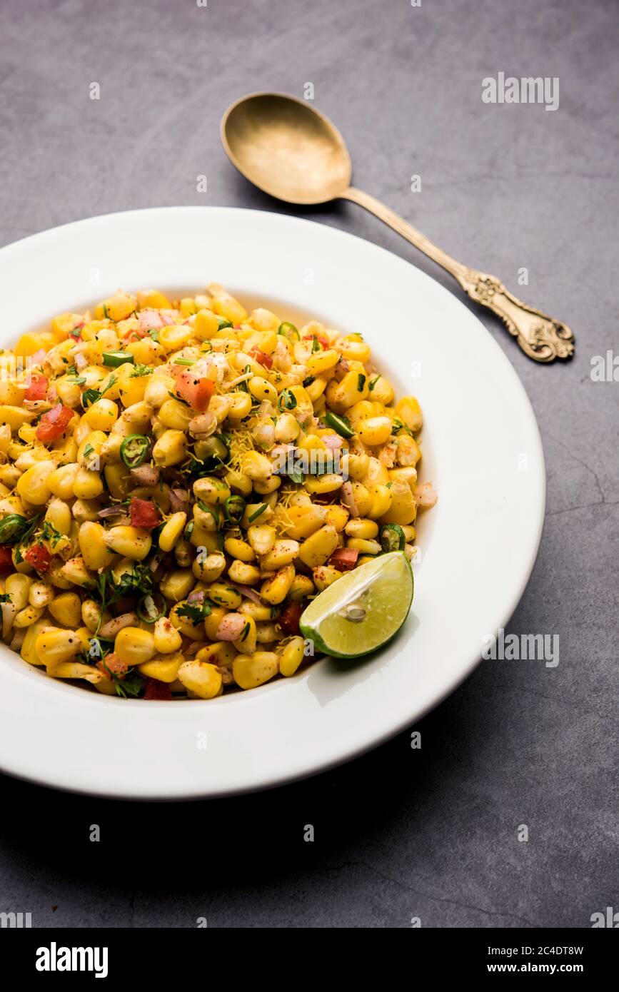Corn chaat hi-res stock photography and images - Alamy