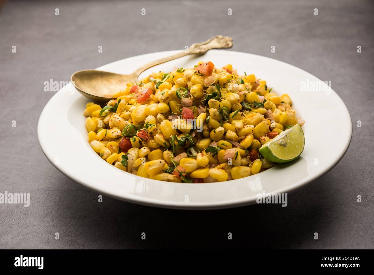 Indian Sweet Corn Chat or Chat is an easy to make snack recipe, served ...