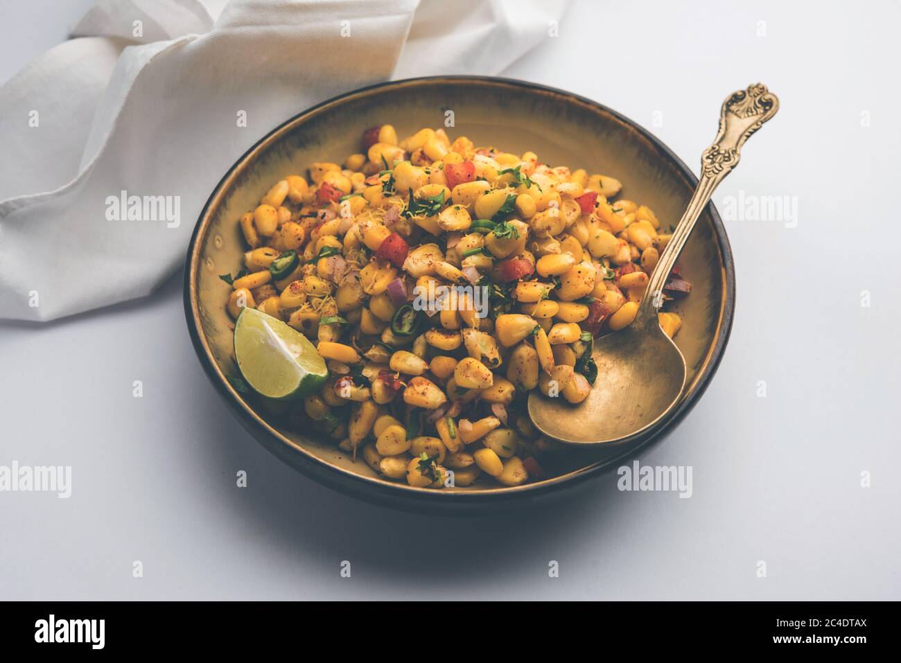 Indian Sweet Corn Chat or Chat is an easy to make snack recipe, served ...