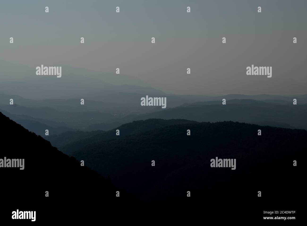 Fading layers mountains hi-res stock photography and images - Alamy