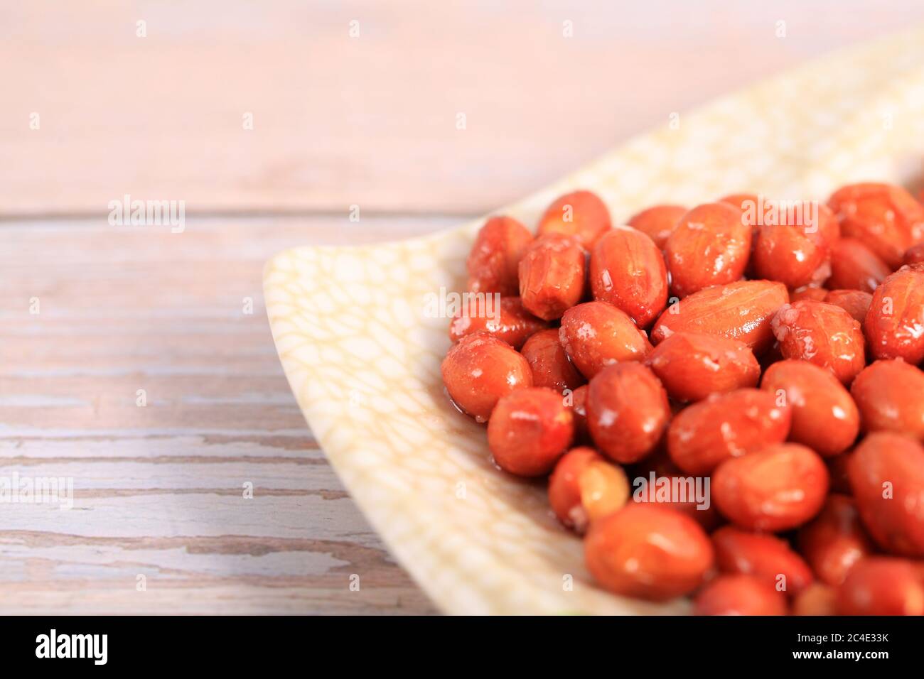 The cooked peanuts are on the table Stock Photo - Alamy