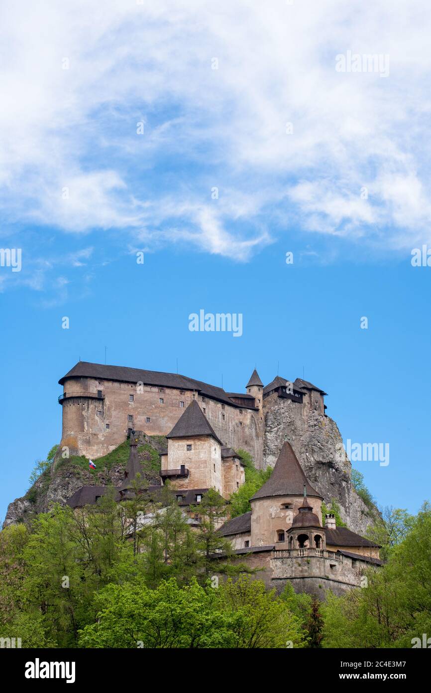 The Famous Orava Castle in Slovakia. The Orava Castle is the one of the ...