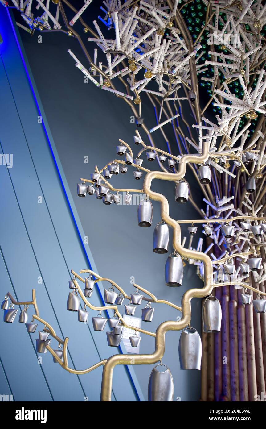 Milan - May 20, 2015 - Milan Expo 2015, interior detail of Slovakia ...