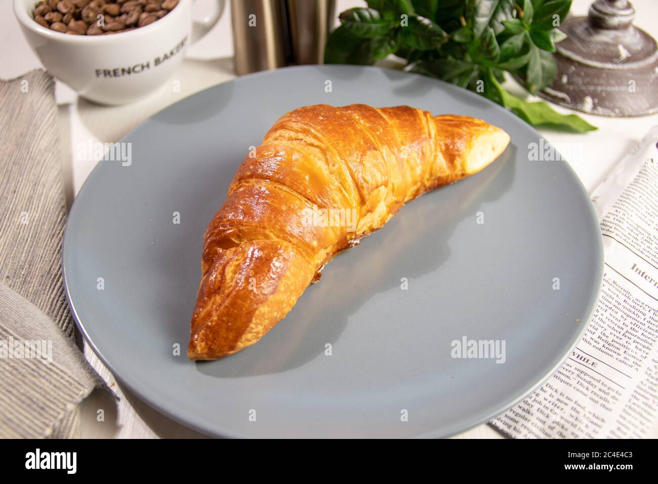 Fresh baked red croissant hi-res stock photography and images - Alamy