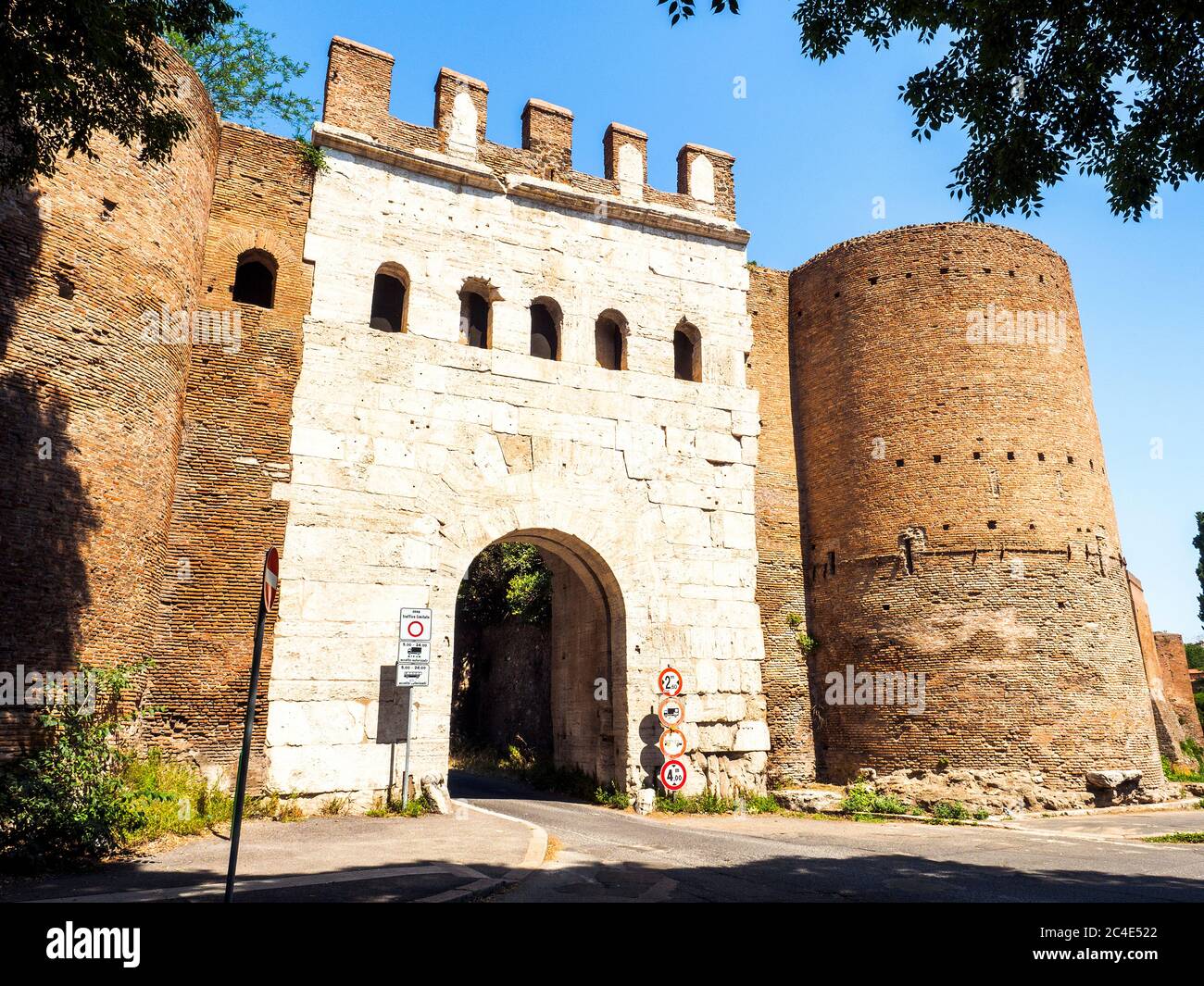 Porta latina rome hi-res stock photography and images - Alamy