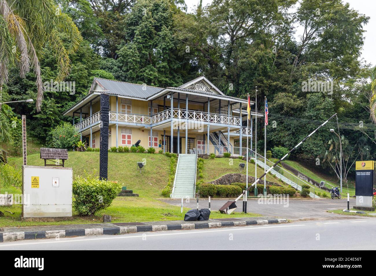 Limbang, Sarawak, Malaysia: Limbang Regional Museum, located in a fort ...