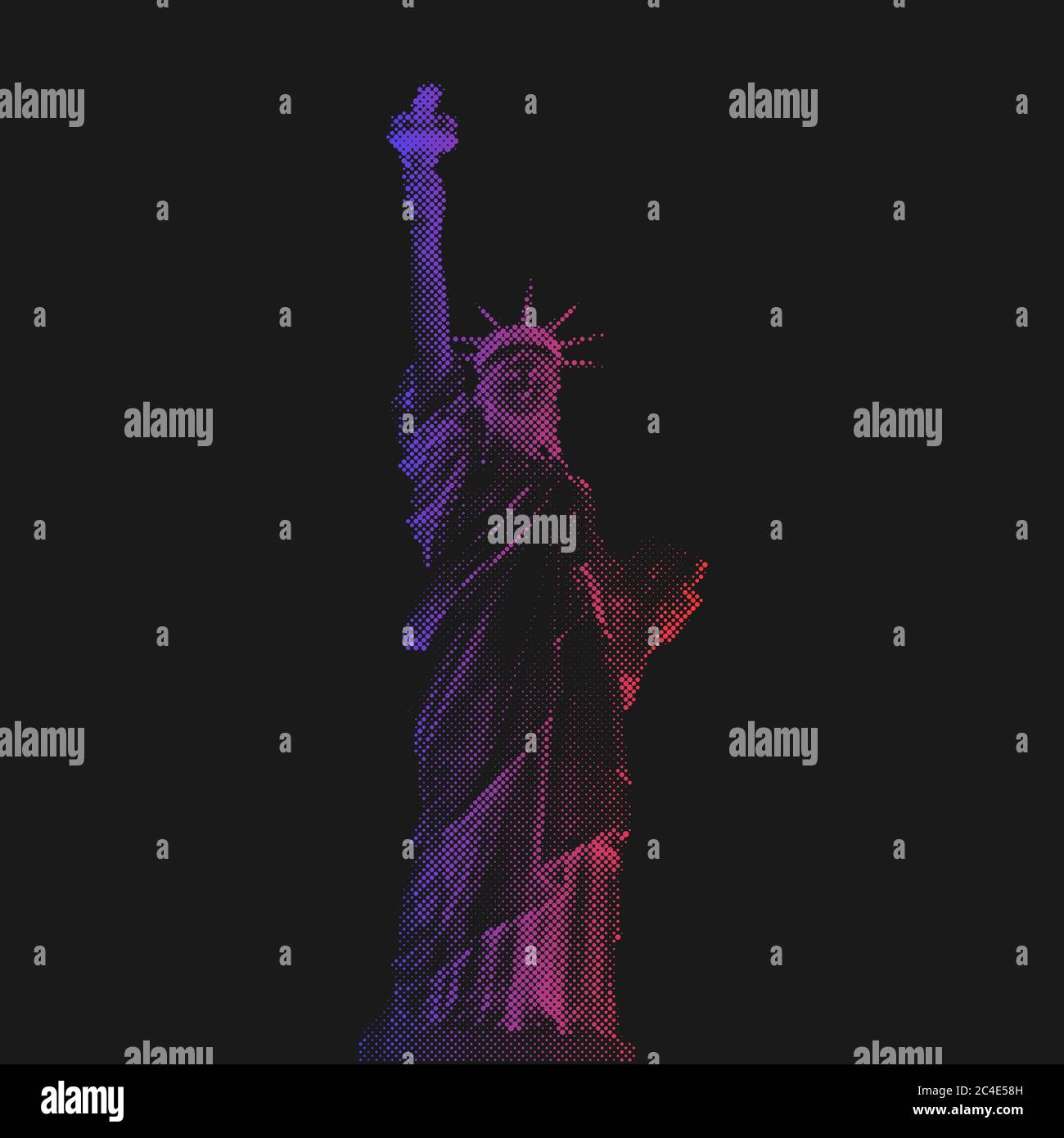 Red and blue sculpture Stock Vector Images - Alamy