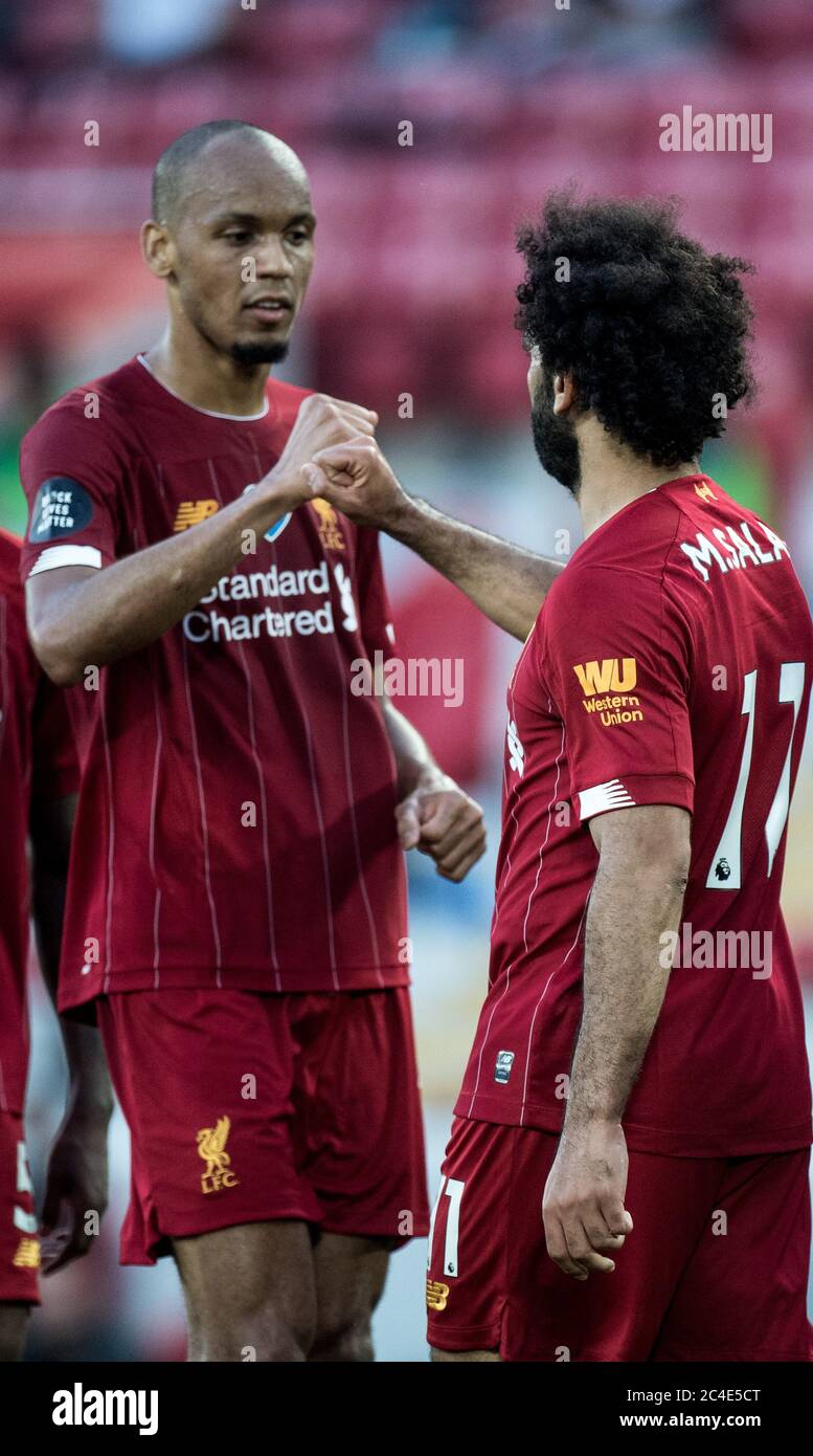 Premier League match between Liverpool FC and Crystal Palace at Anfield ...