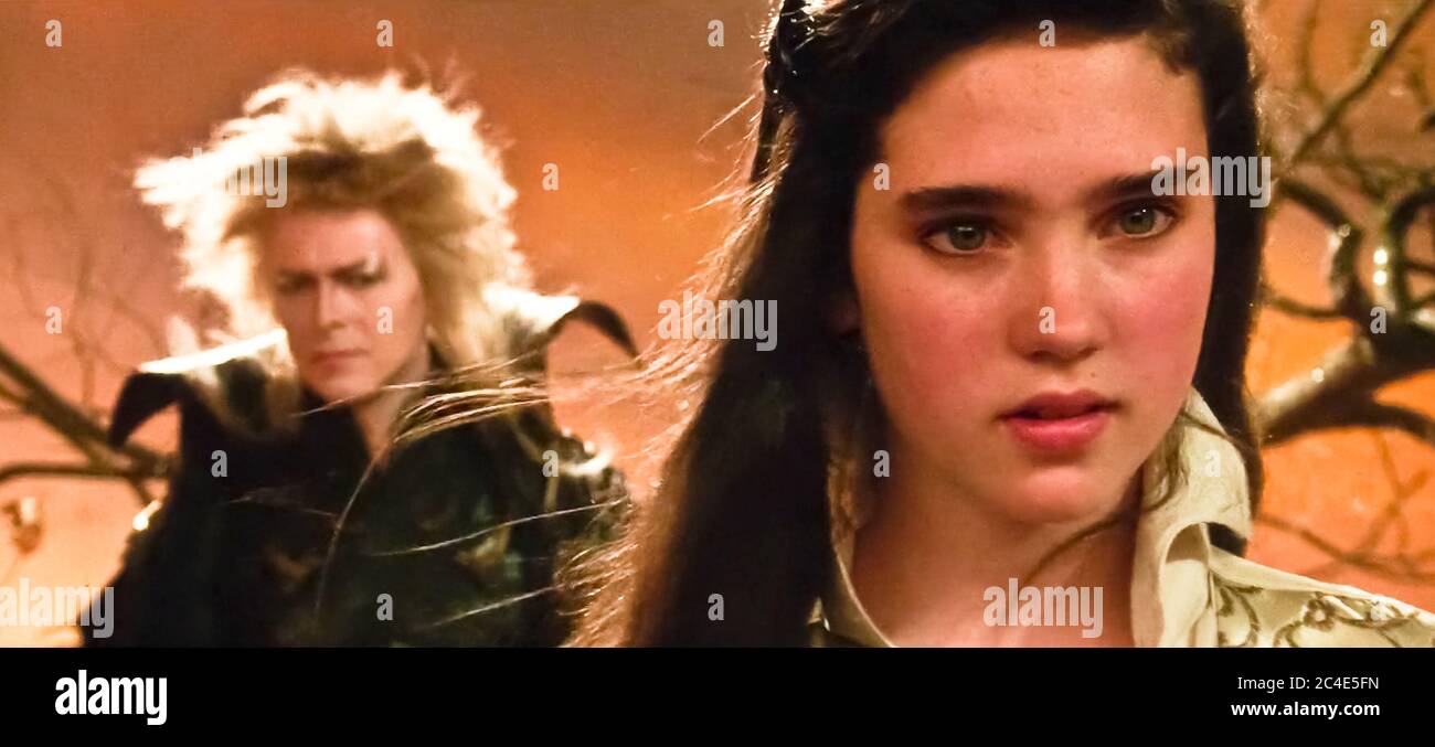 USA. Jennifer Connelly and David Bowie in ©TriStar Pictures film ...