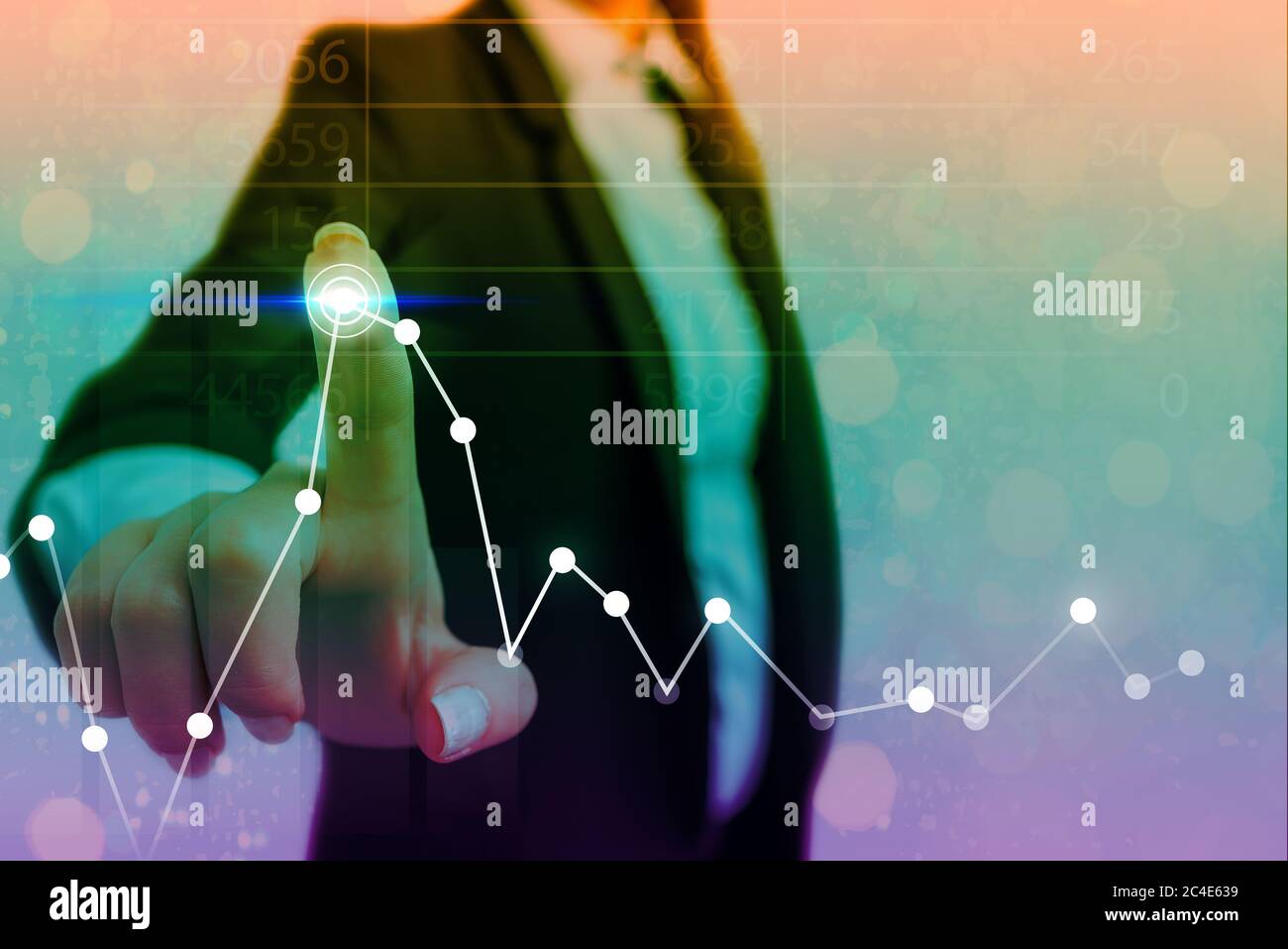 Arrow Symbol Going Upward Denoting Points Showing Significant ...