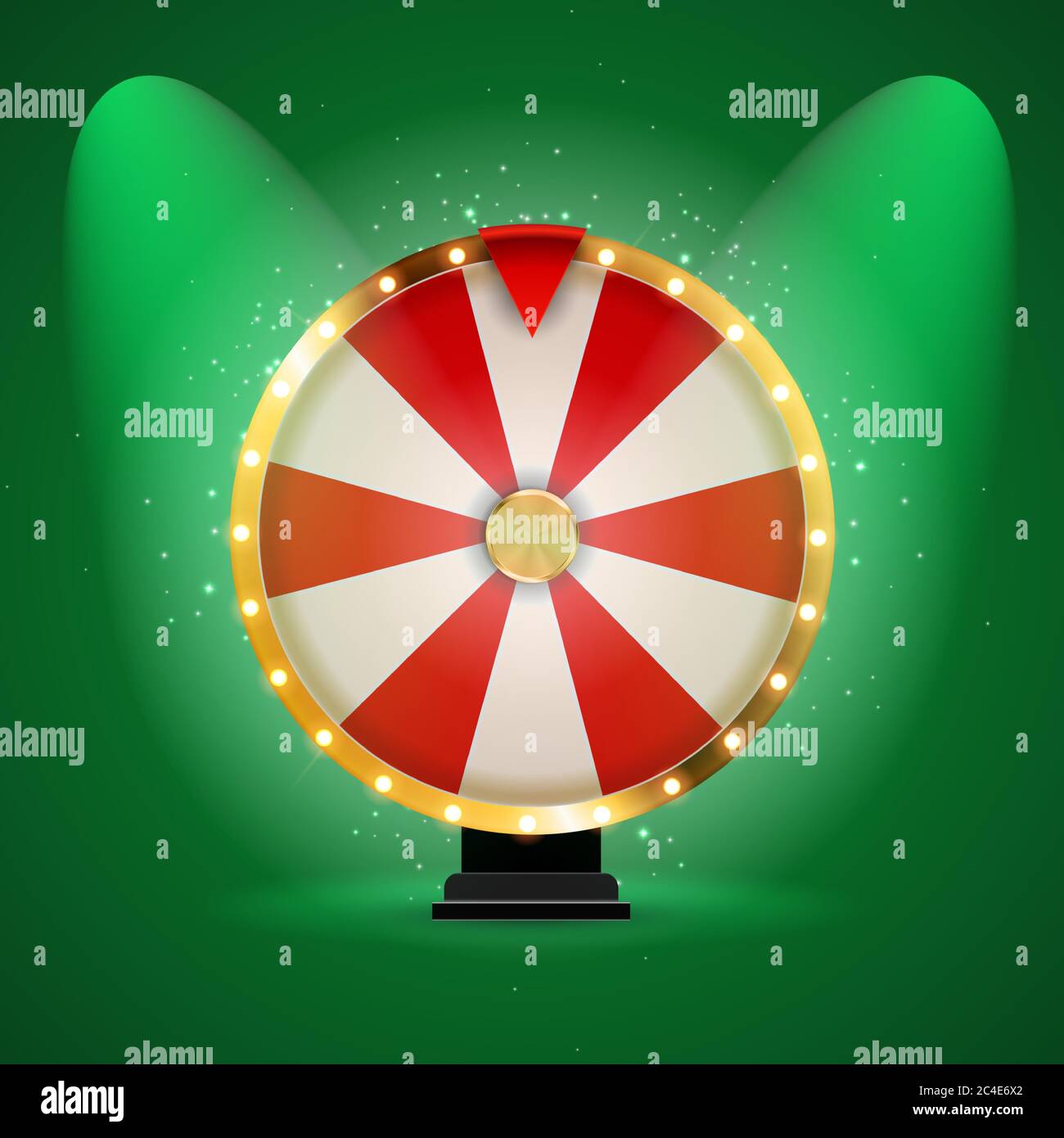 Wheel of Fortune, Lucky Icon. Vector Illustration Stock Vector Image ...