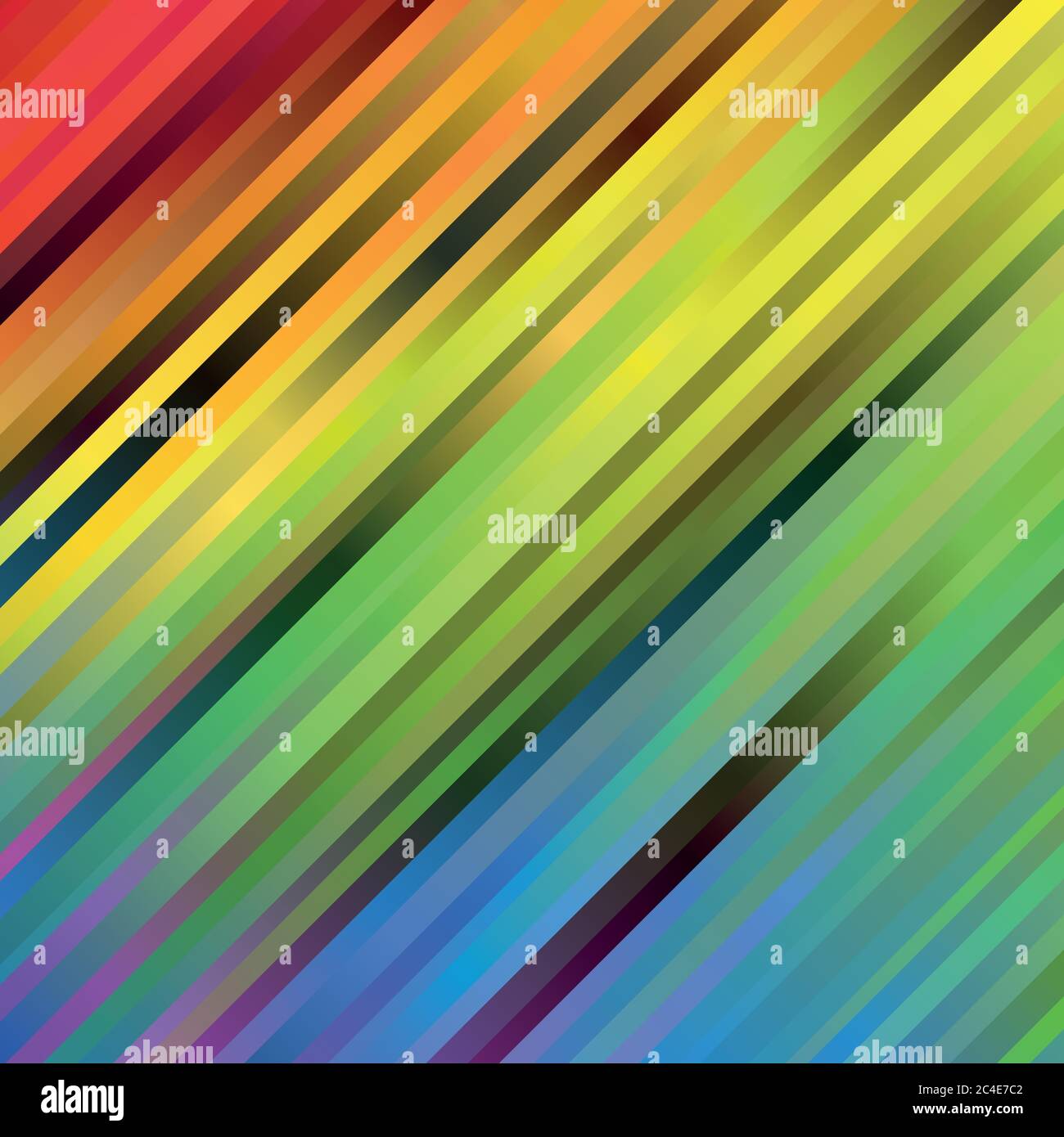 Rainbow spectrum background of blurred diagonal stripes. Abstract ...