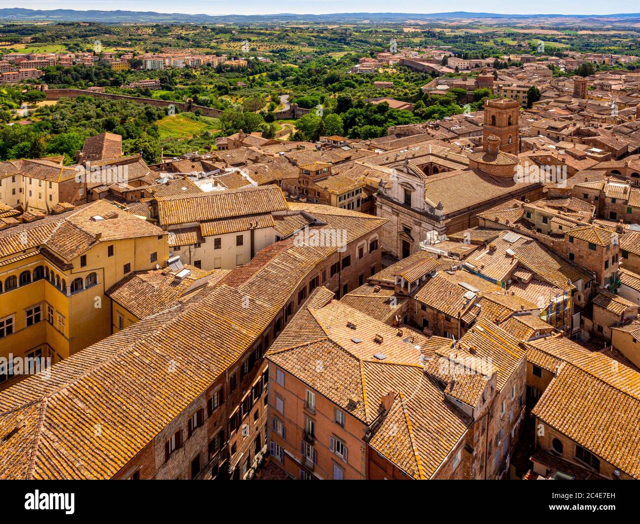Siena city walls hi-res stock photography and images - Alamy