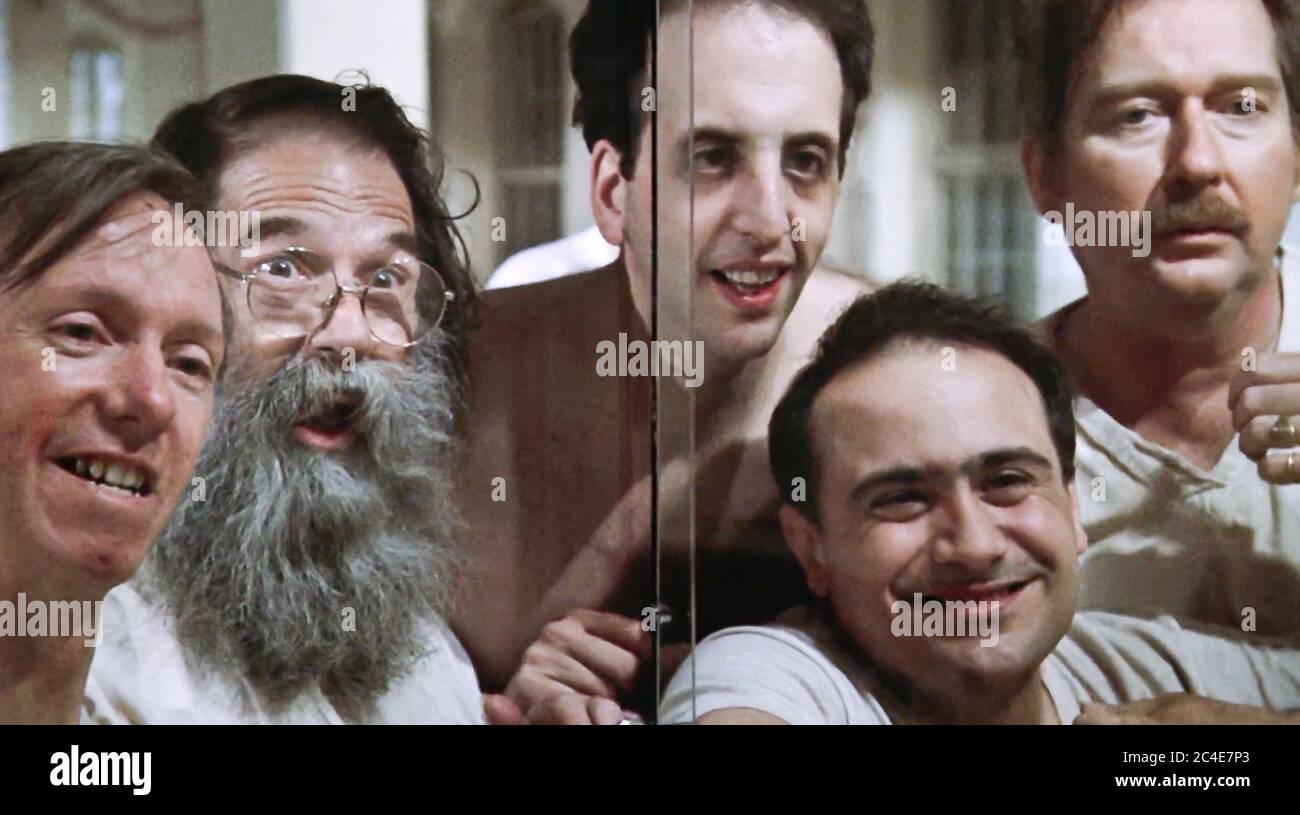 USA. JVincent Schiavelli , William Redfield , Danny DeVito and Delos V ...