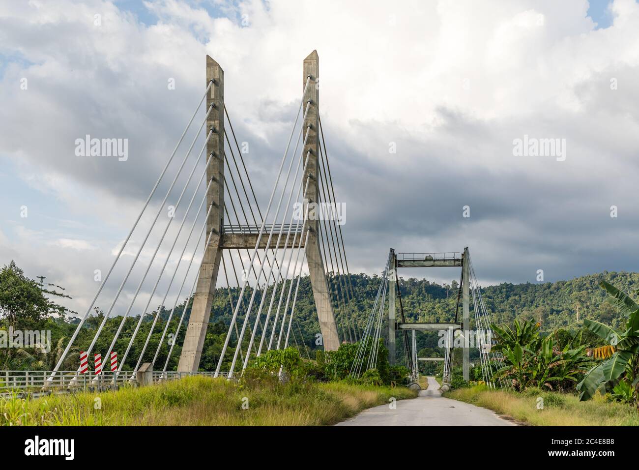 Lawas, Sarawak, Malaysia: The new Batang Lawas Bridge, built in 2014 ...
