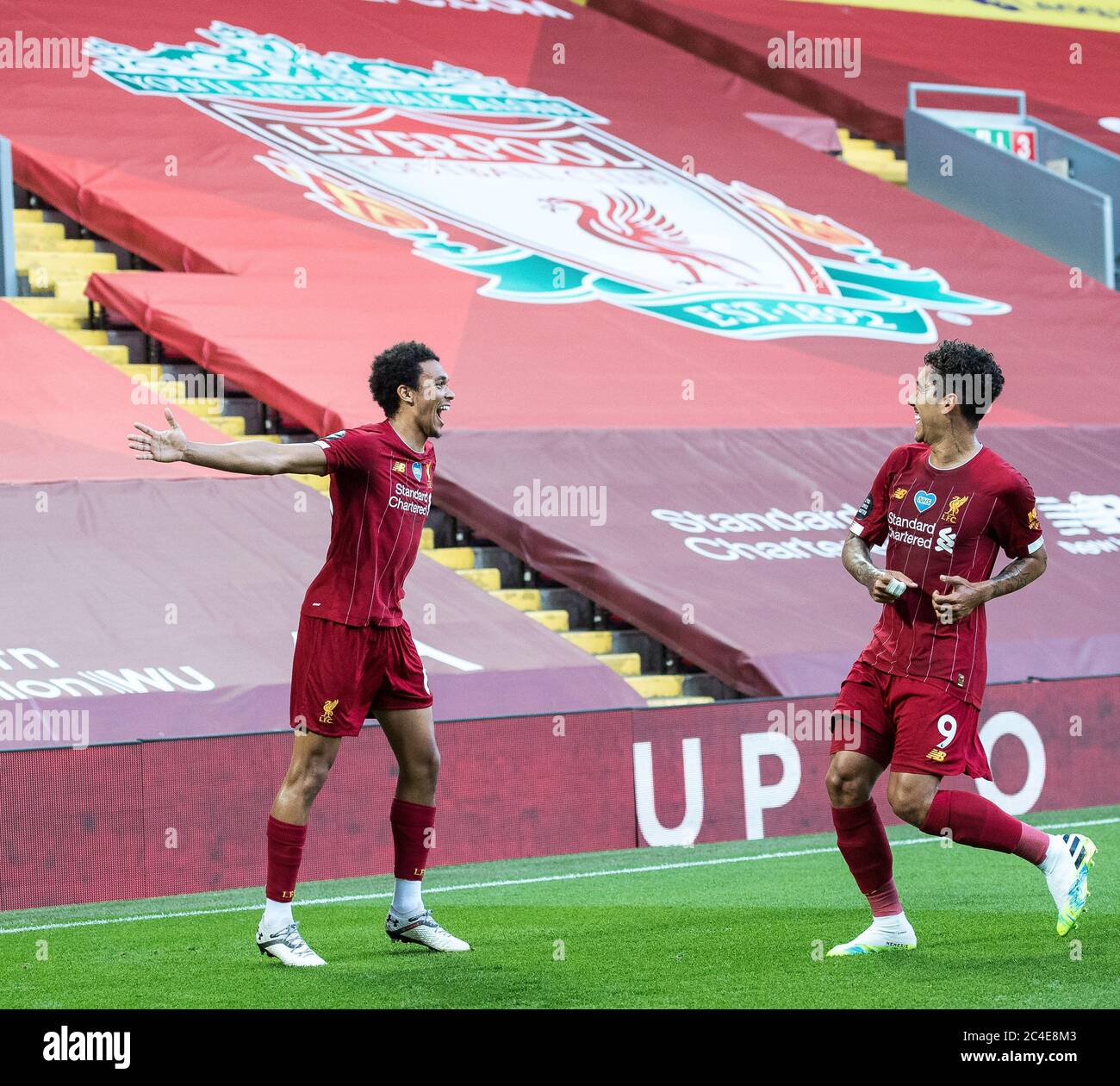 Premier League match between Liverpool FC and Crystal Palace at Anfield ...