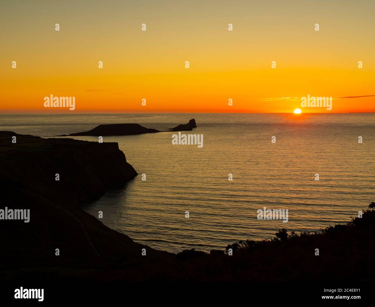 Gower sunset hi-res stock photography and images - Alamy