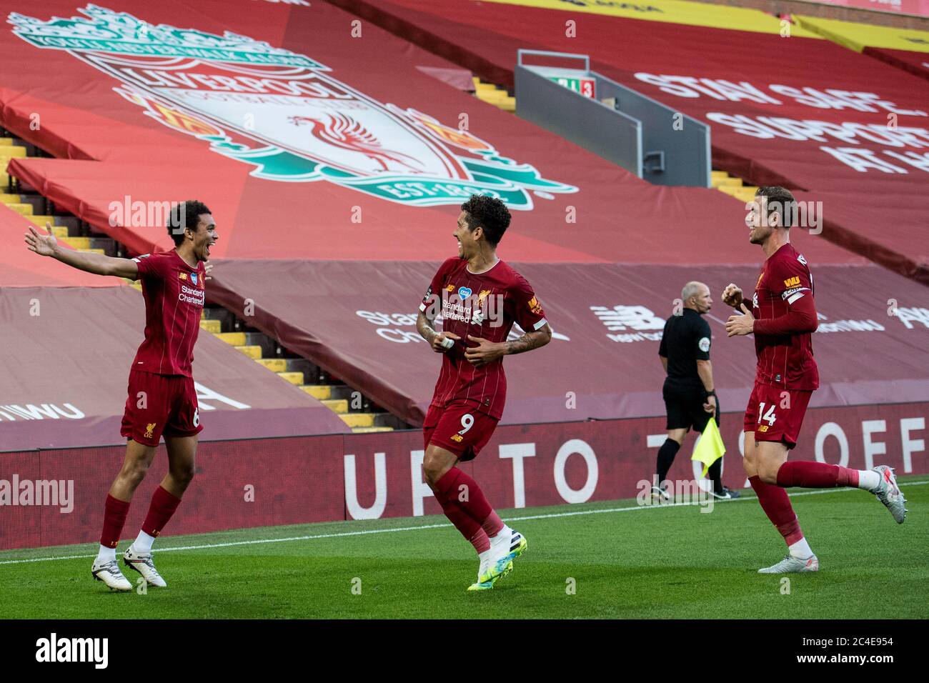 Premier League match between Liverpool FC and Crystal Palace at Anfield ...