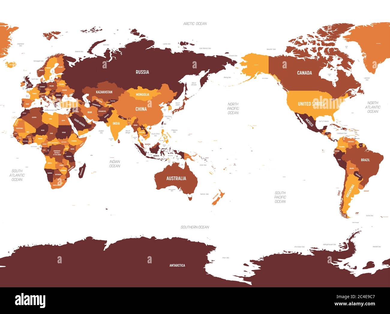 Natural Resources Map Of Asia