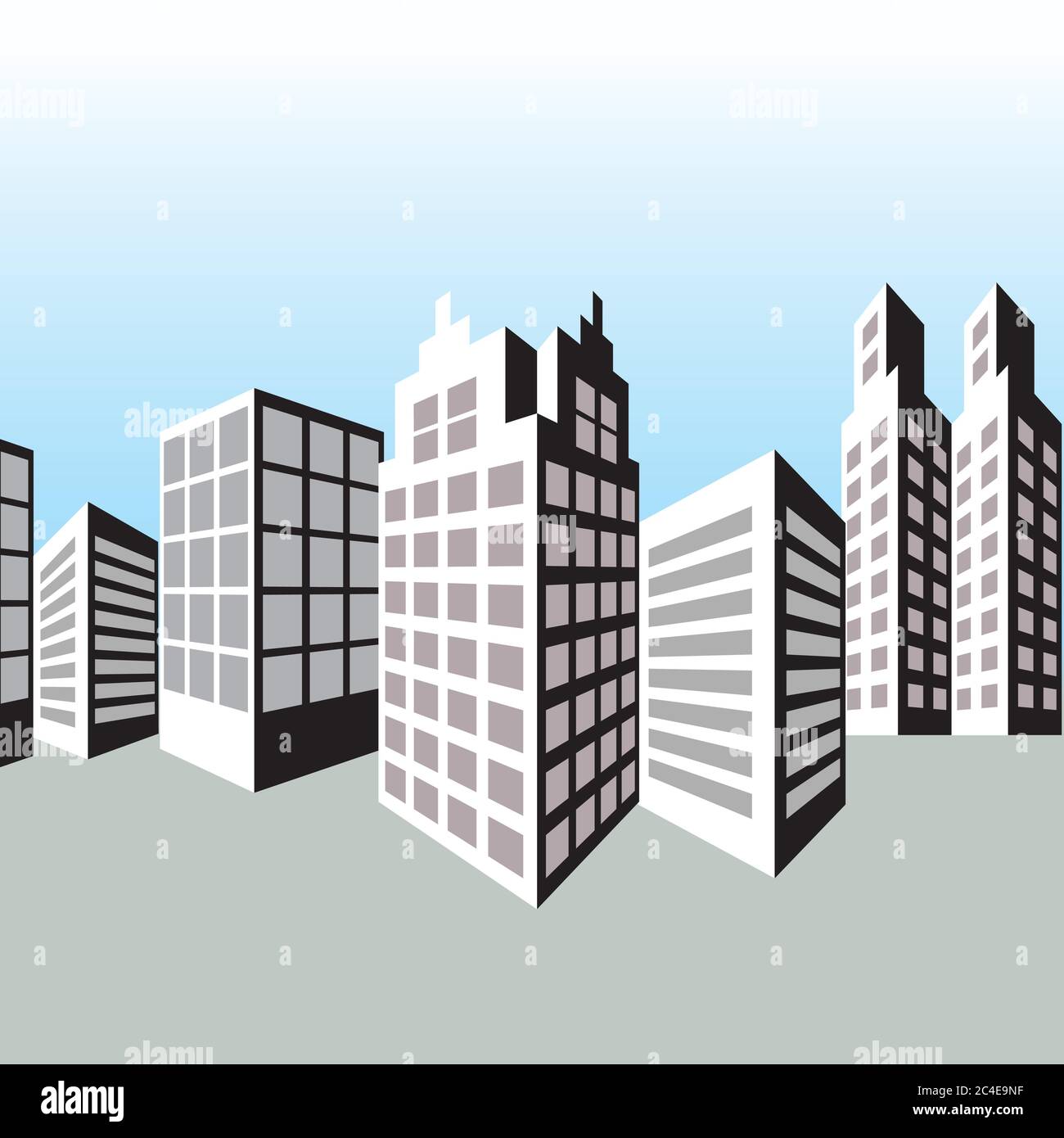 Abstract Skyscraper Vector