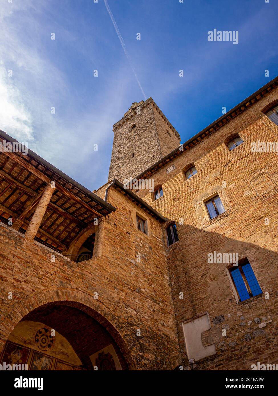The Great Tower looking upwards Stock Photo - Alamy