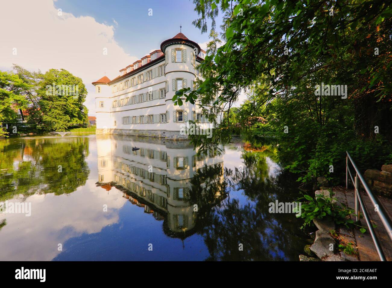 Amazing shot f the moated Castle in Bad Rappenau, Germany Stock Photo ...