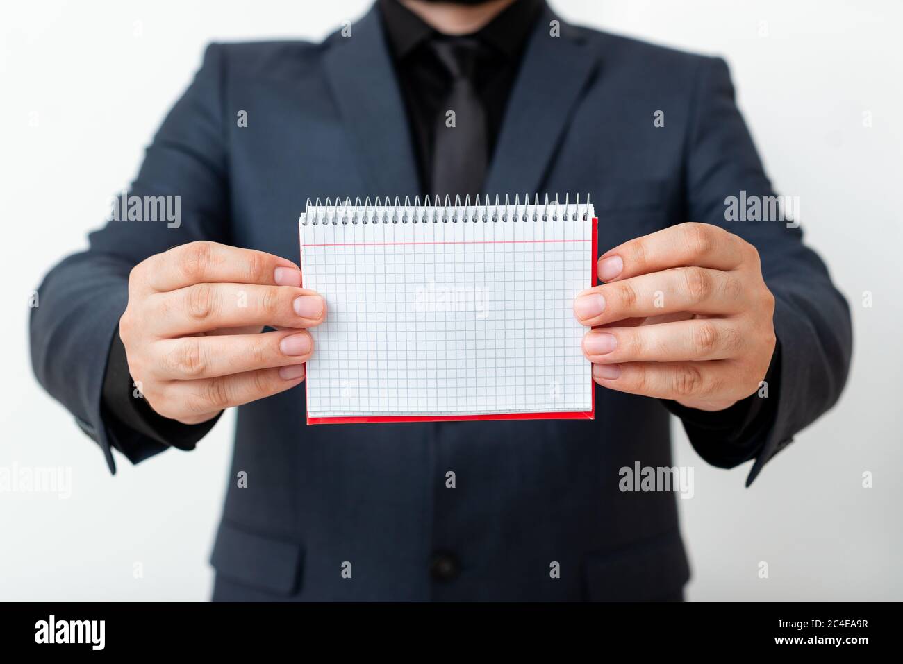 Model Displaying Different Empty Color Notepad Mock Up For Writing Idea