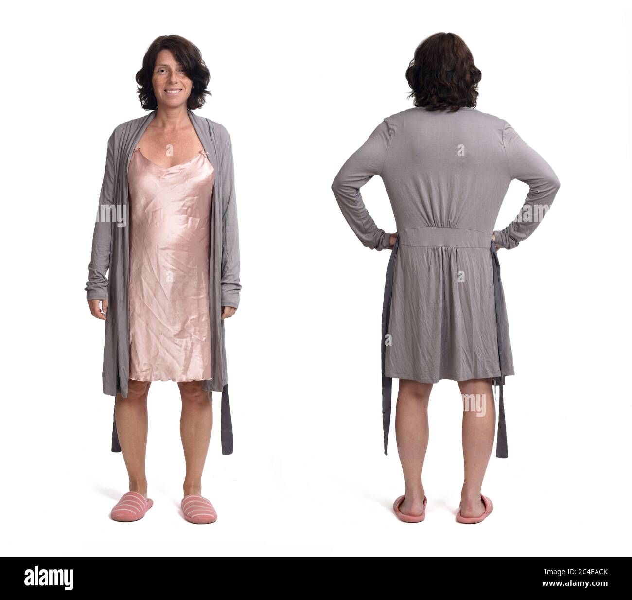 Front back sleeping woman Cut Out Stock Images & Pictures - Alamy