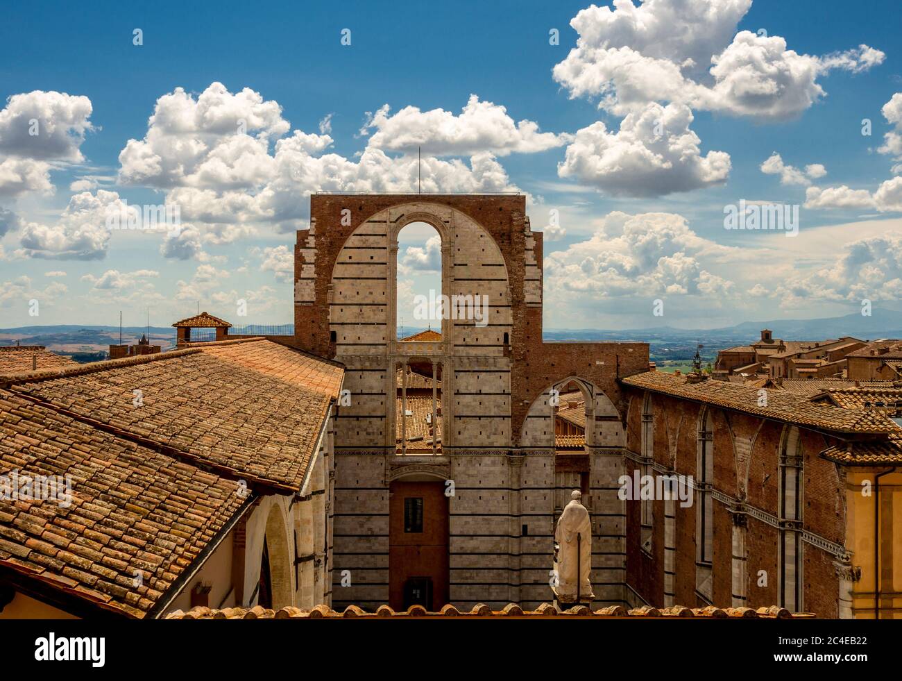 Facciatone. Unfinished wall of Duomo Nuovo, now a viewing platform ...