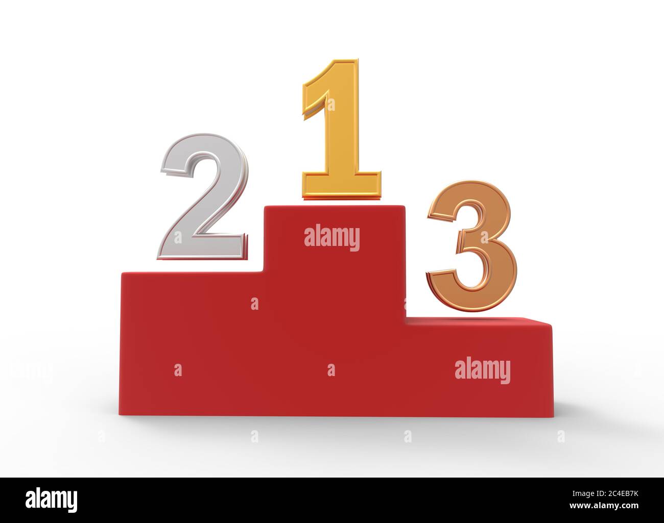 Winner podium front view Stock Photo - Alamy