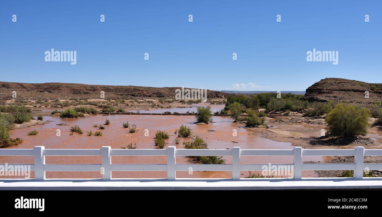 Famous Fish river in the Namib desert, Namibia, Africa Stock Photo - Alamy
