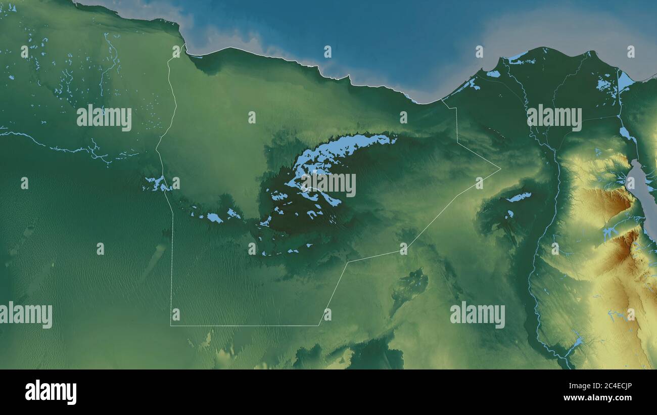 Matrouh outline map hi-res stock photography and images - Alamy