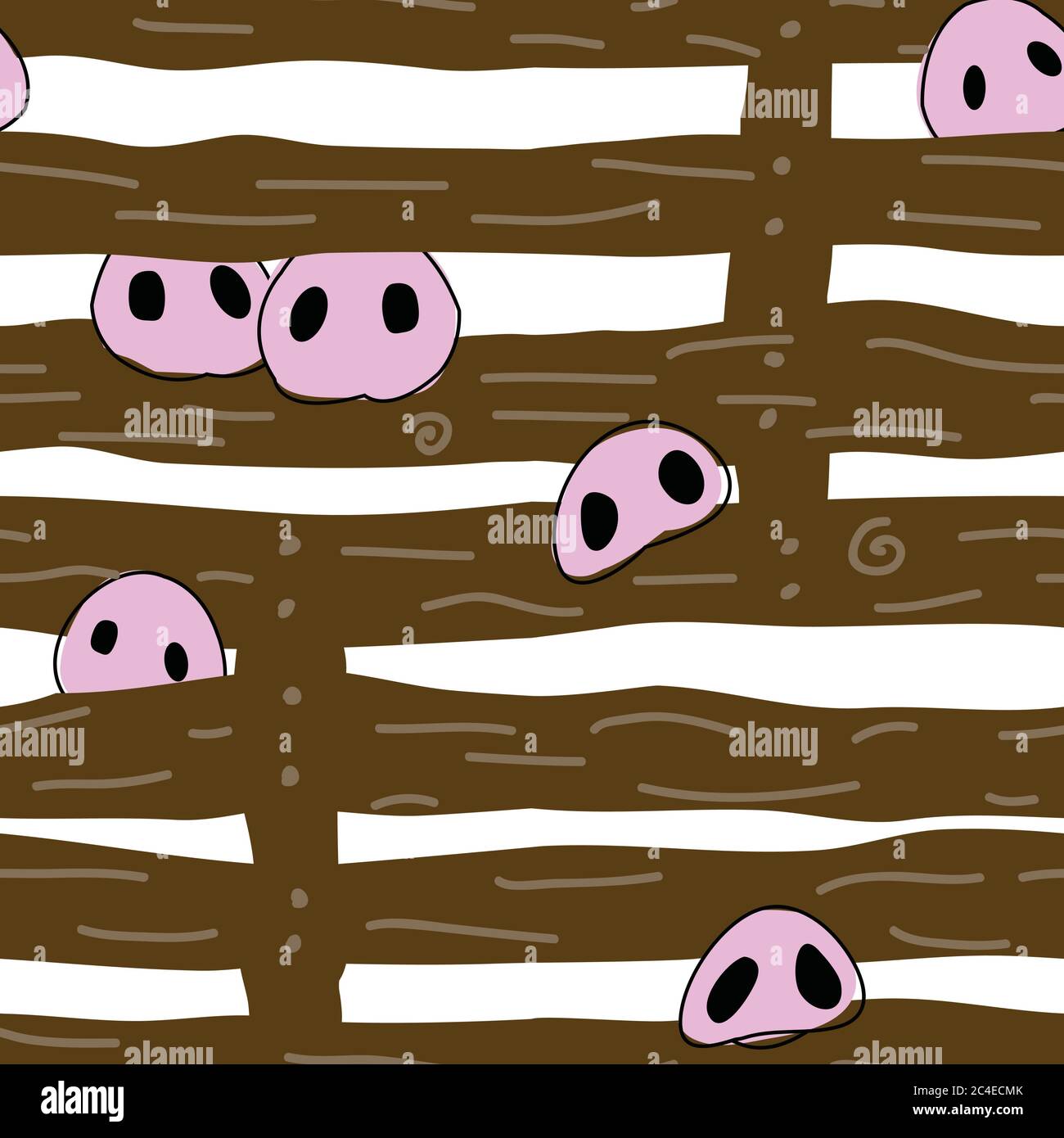 Pig peeking Stock Vector Images - Alamy