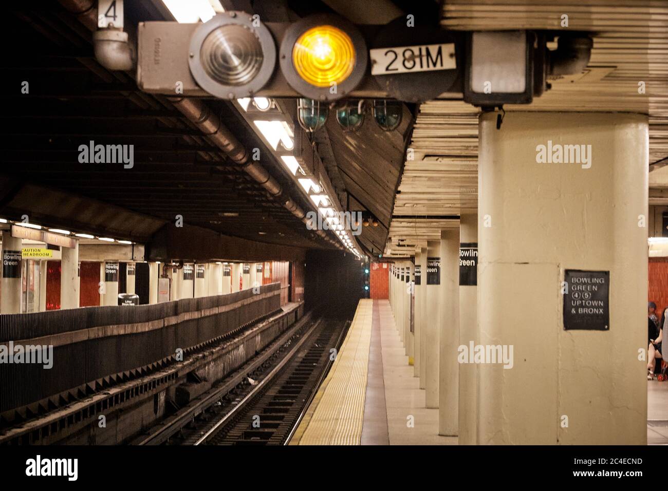 Beautiful scenery of one of New York metropolitan stations Stock Photo ...