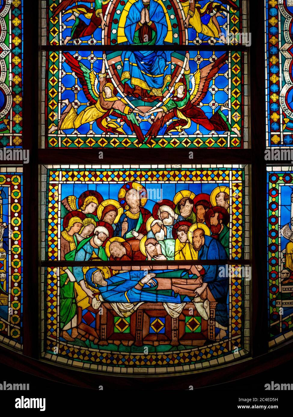 The original Duccio rose window from Siena Cathedral now on display at ...