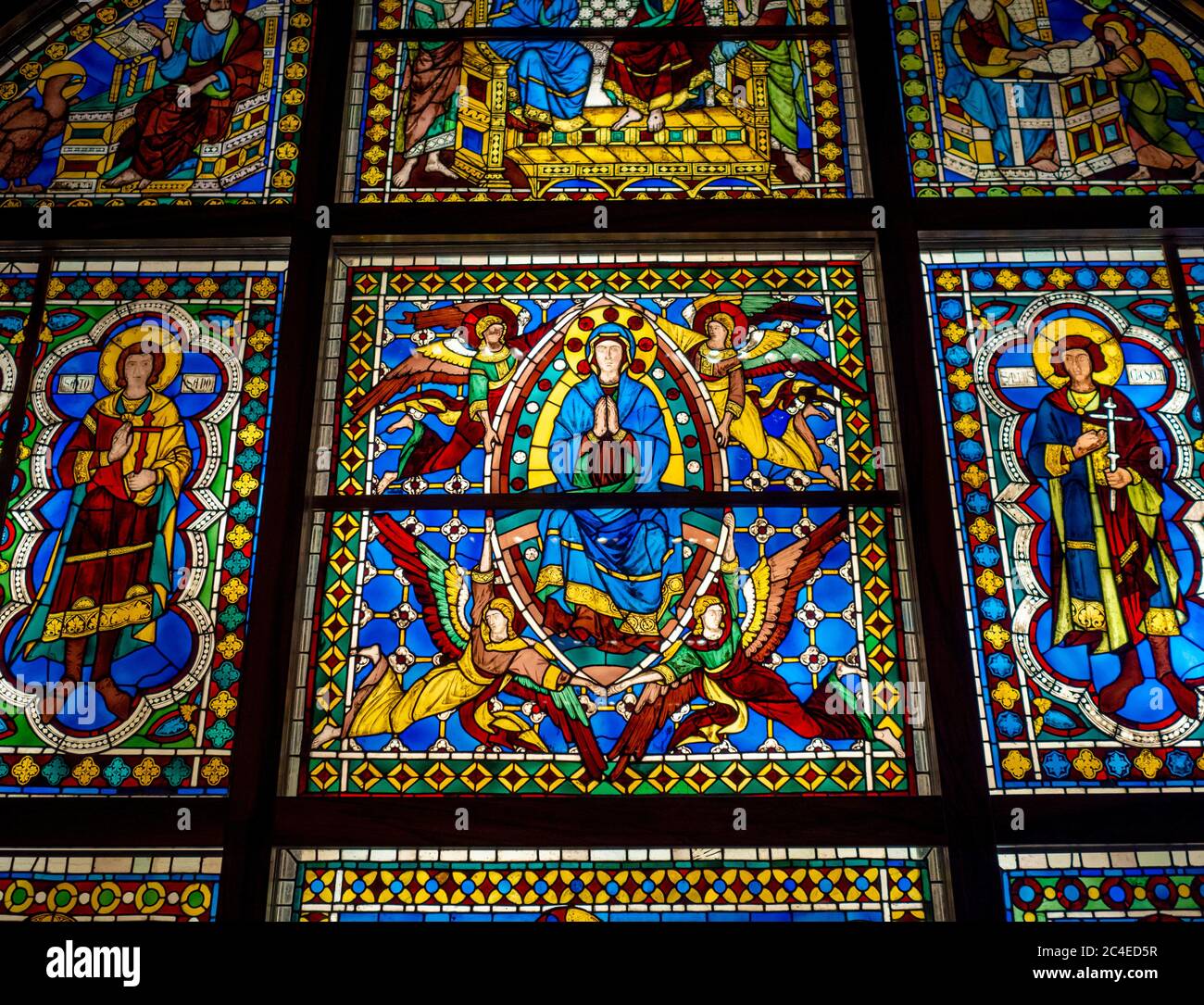 The original Duccio rose window from Siena Cathedral now on display at ...