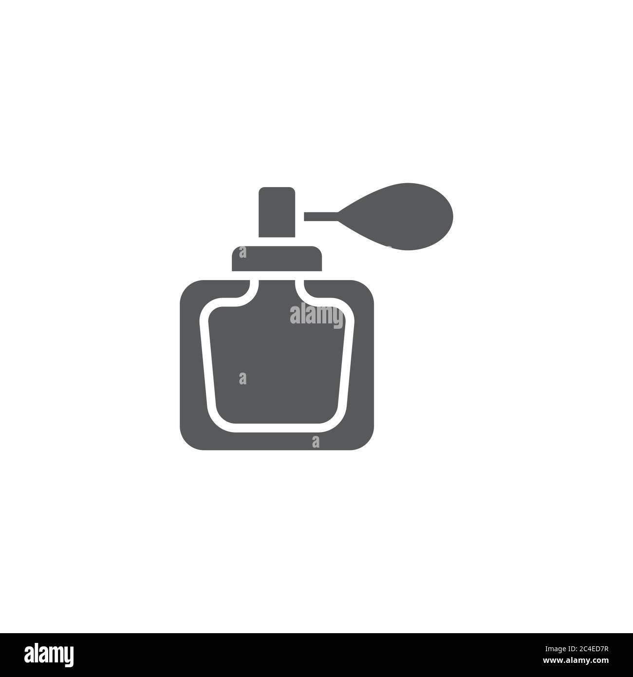 Perfume vector icon symbol isolated on white background Stock Vector ...