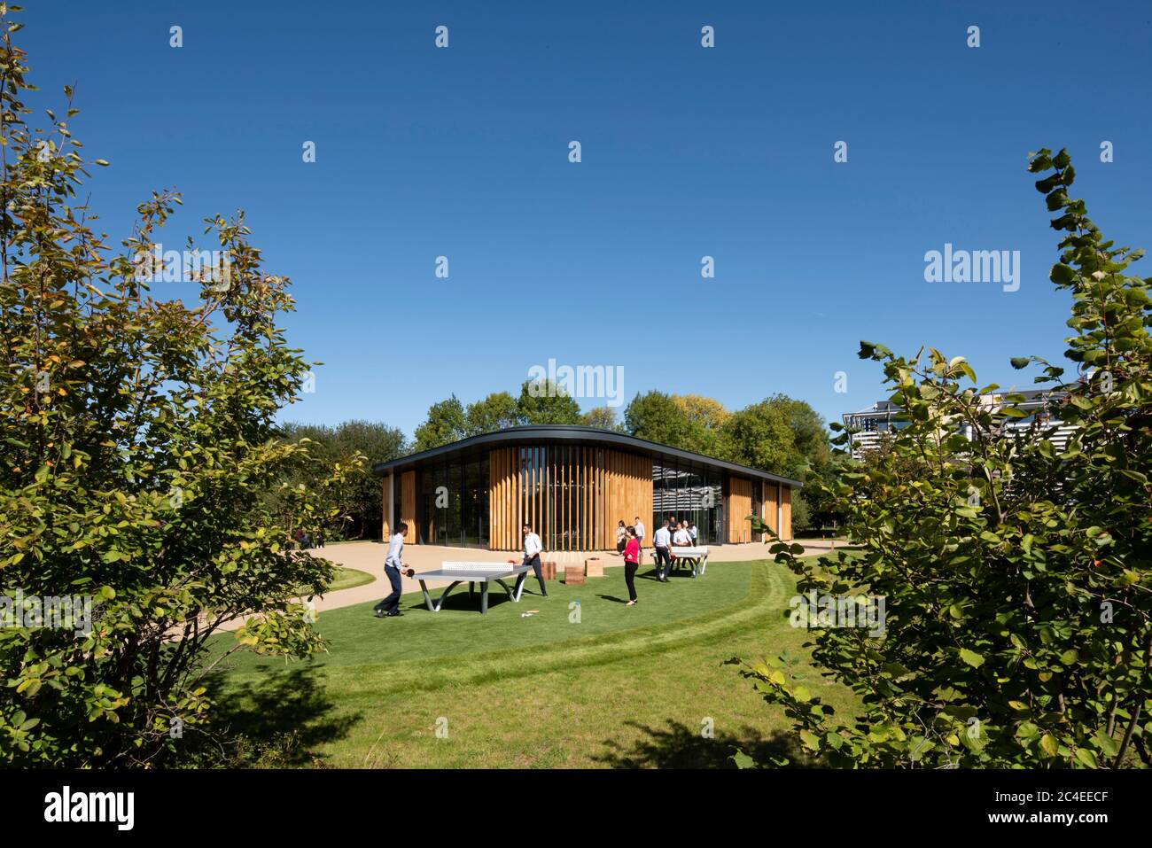 General view of the Clubhouse showing landscaping. The Clubhouse ...
