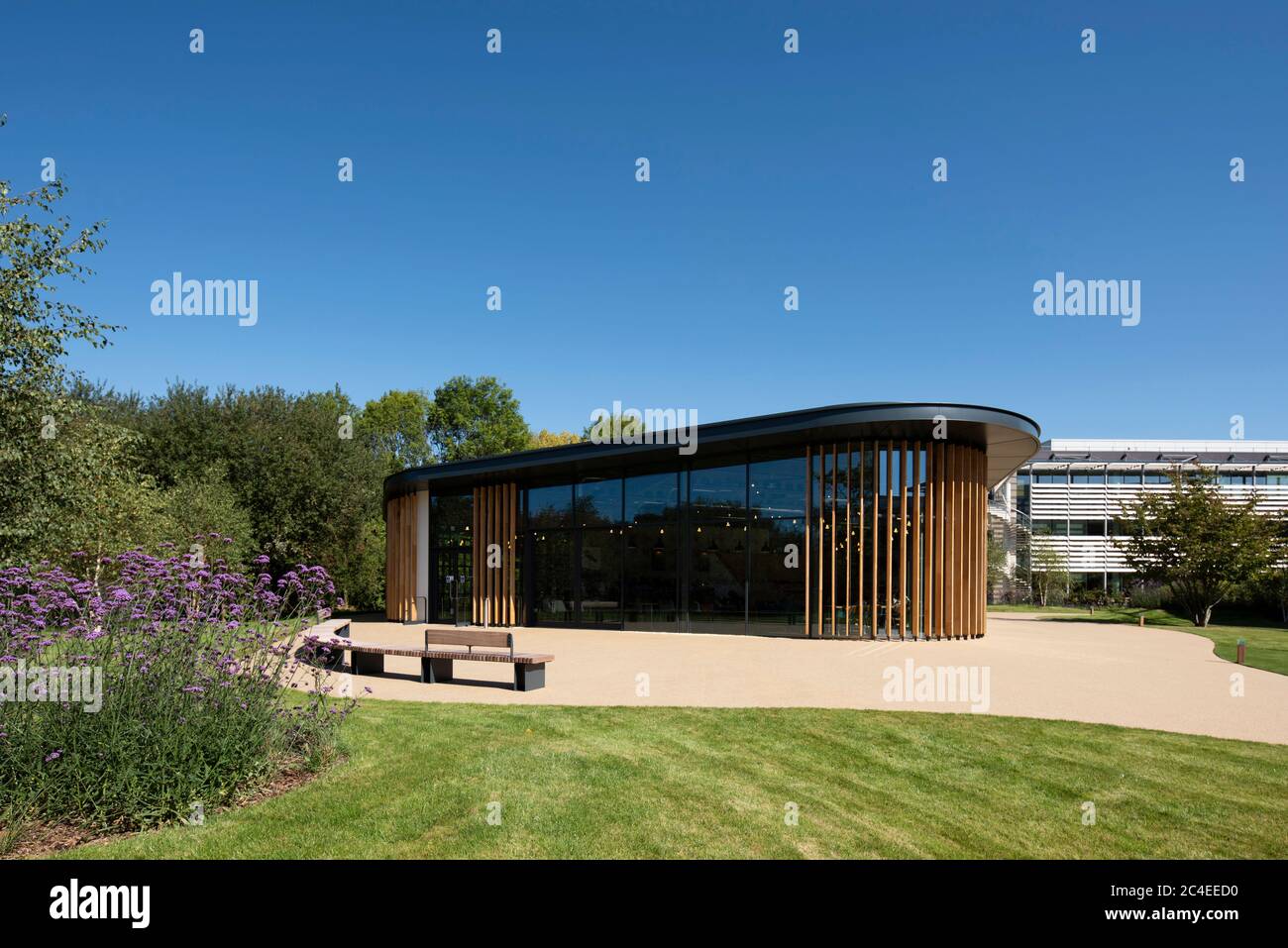 General view of the Clubhouse through landscaped area. The Clubhouse ...
