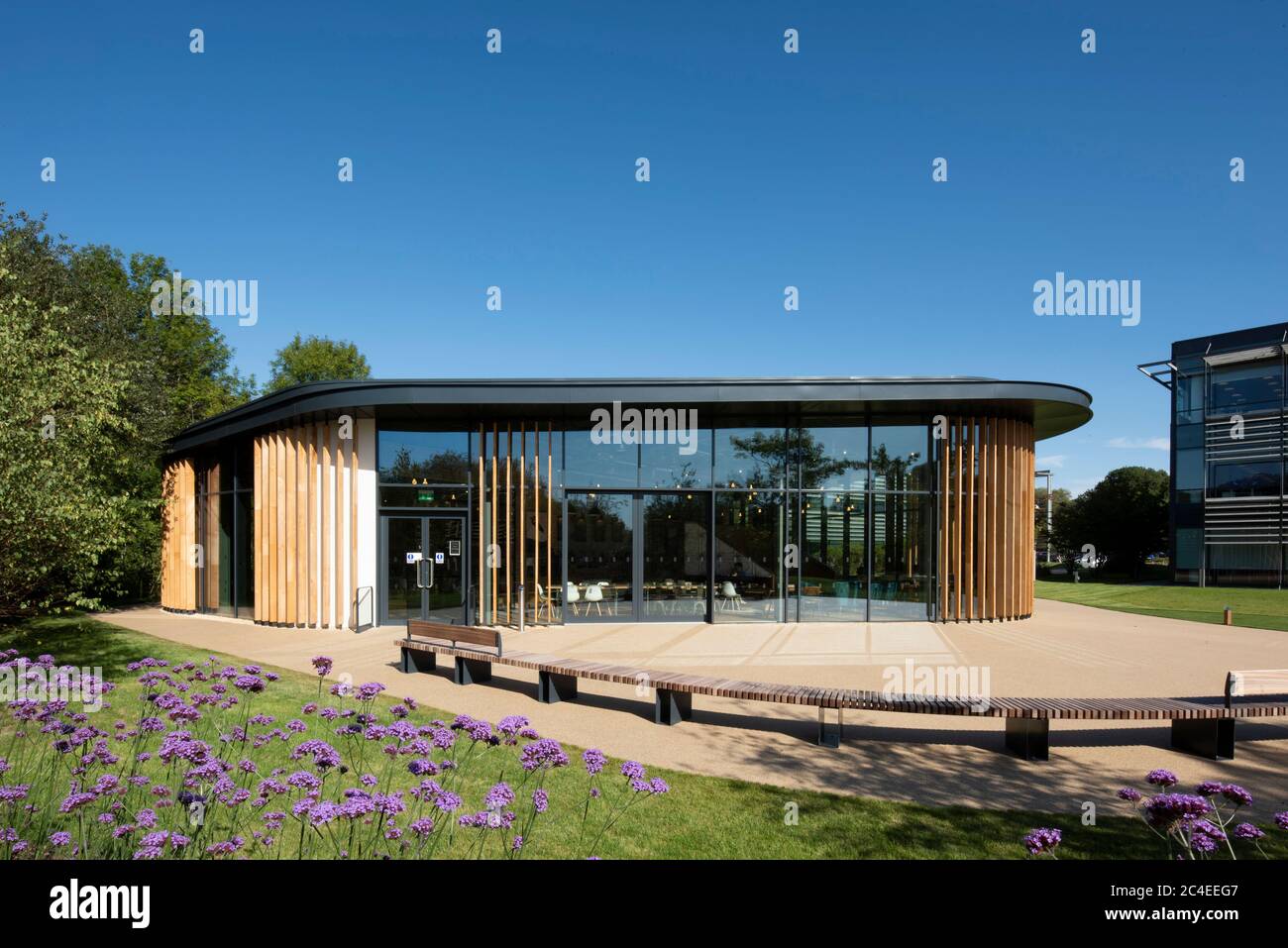 General view of the Clubhouse and external seating. The Clubhouse ...