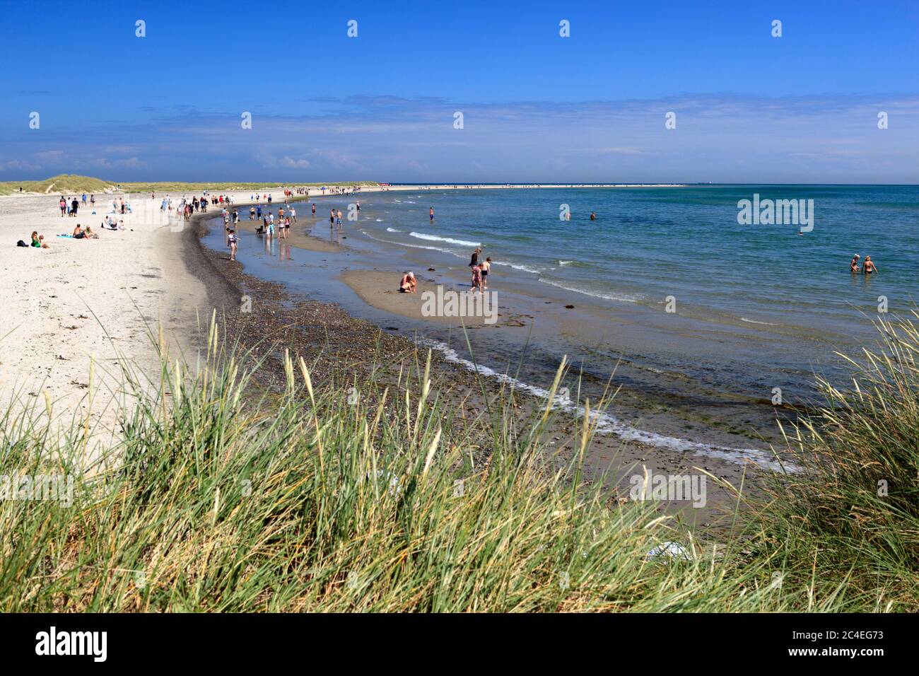 Grenen (northernmost tip of Denmark where the 2 seas of Kattegat and ...