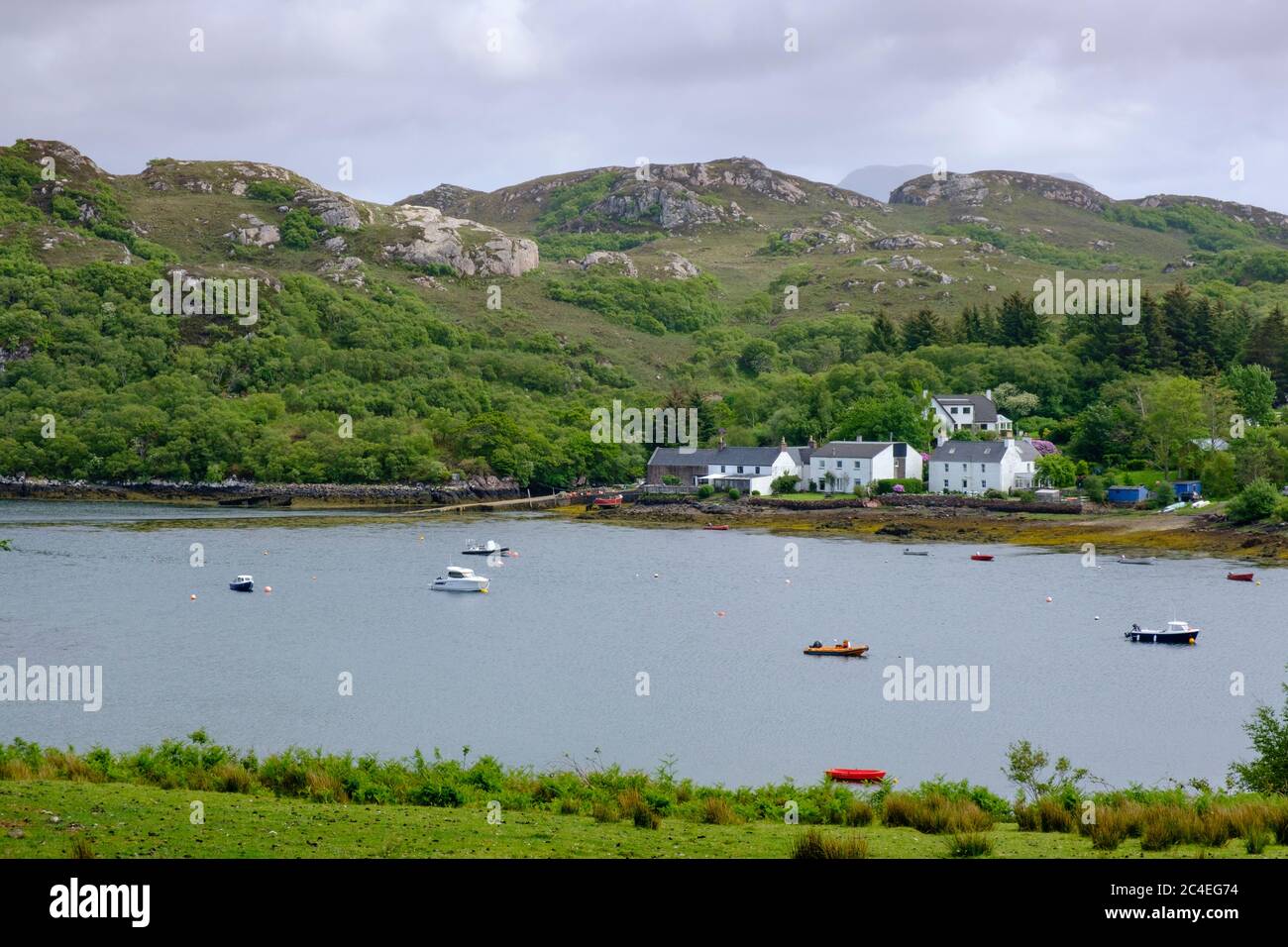 Gairloch Wester Ross Highland Scotland Stock Photo - Alamy