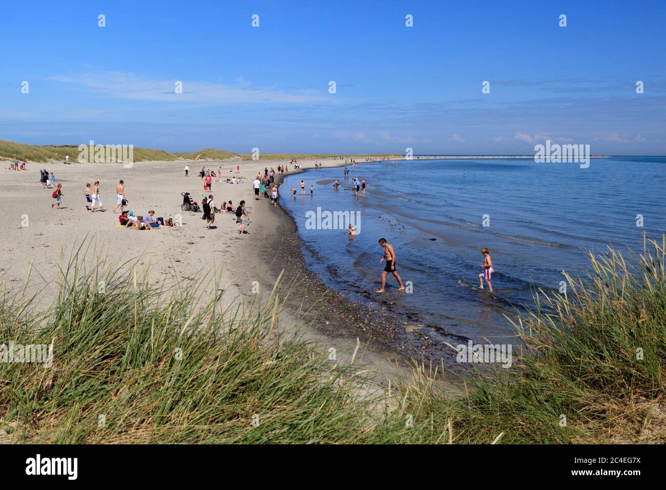 Grenen (northernmost tip of Denmark where the 2 seas of Kattegat and ...