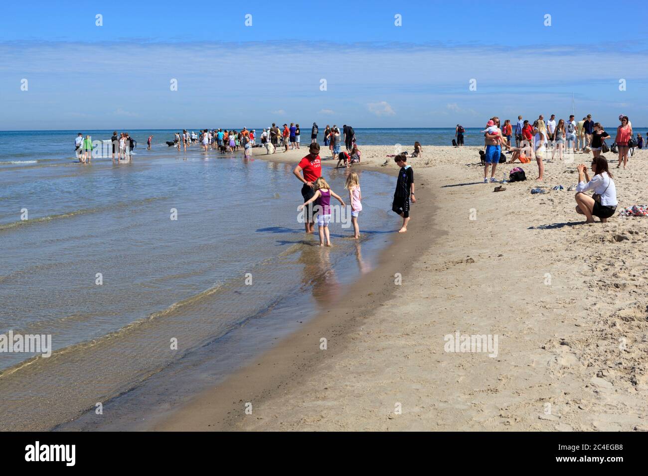 Grenen (northernmost tip of Denmark where the 2 seas of Kattegat and ...
