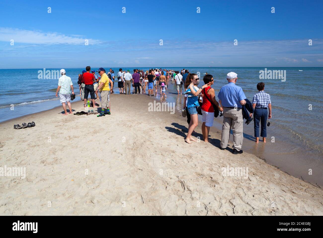 Grenen (northernmost tip of Denmark where the 2 seas of Kattegat and ...