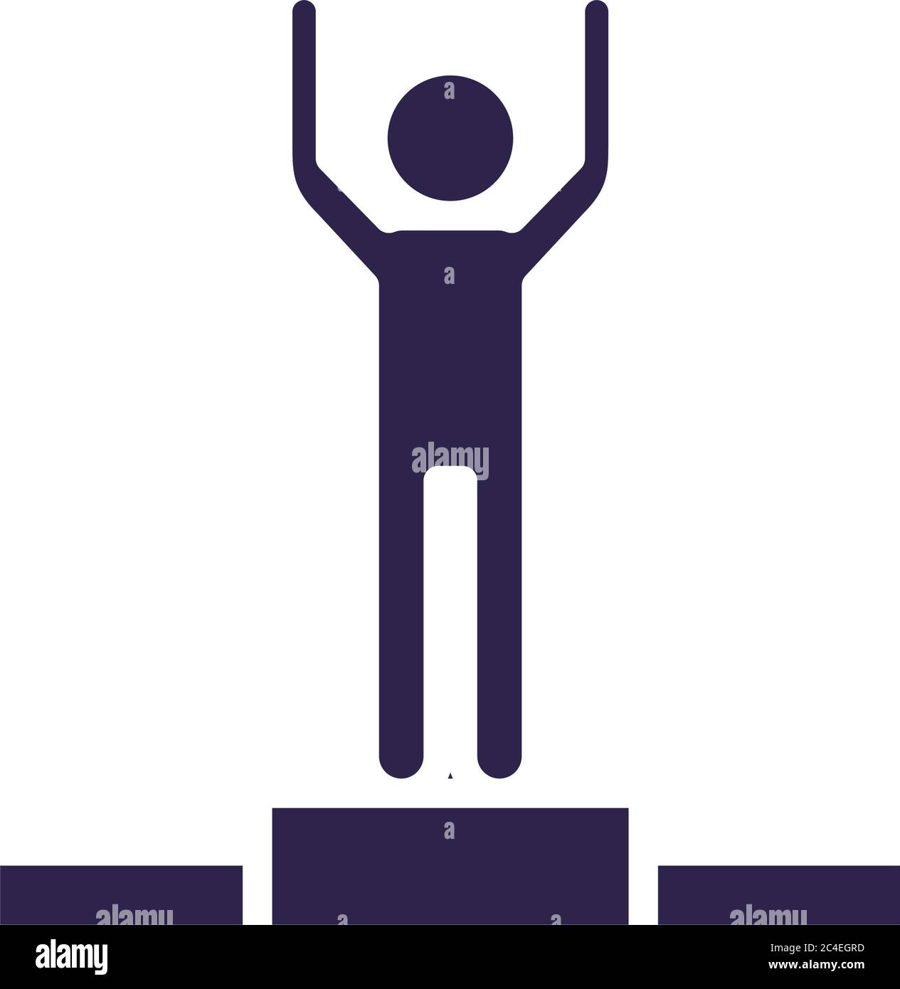 Podium vector image Cut Out Stock Images & Pictures - Alamy